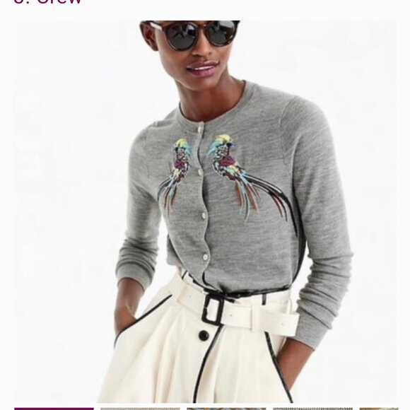 J. Crew | Sweaters | J Crew Jackie Cardigan Womens Sz Xlarge Gray 0 ...
